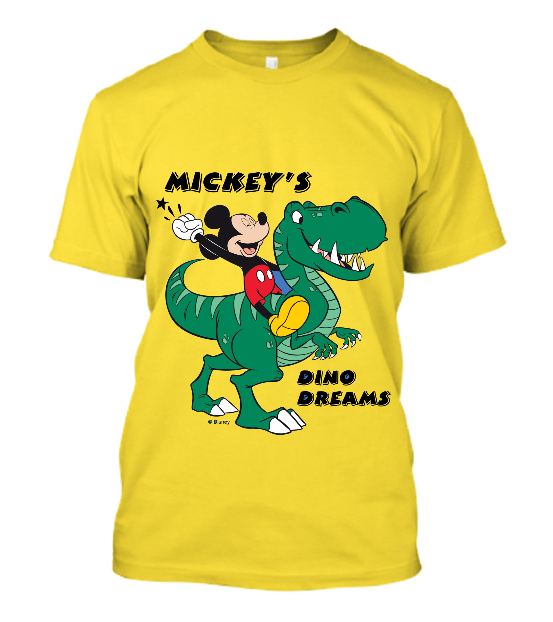Mickey's Dino Dreams Adventure With Dinosaur Disney T-Shirt