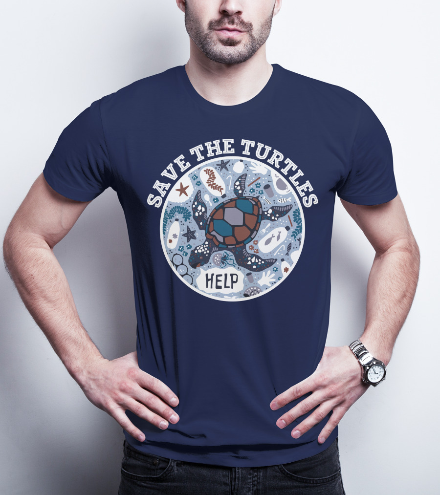 Save The Turtles Help Ocean Animal Rescue Campaign T-Shirt
