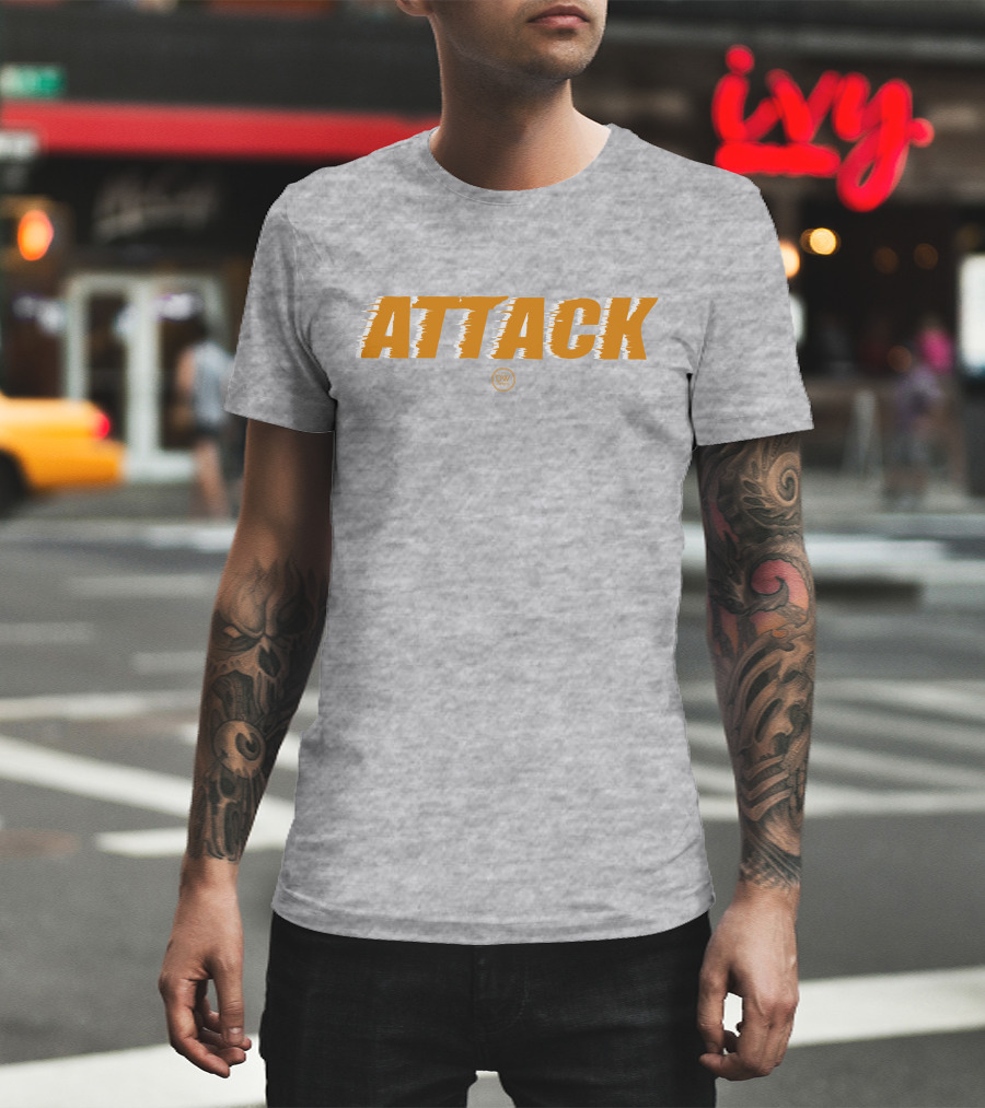 The DW Designs Attack Spyre Sports Group Johnny Majors TN T-Shirt