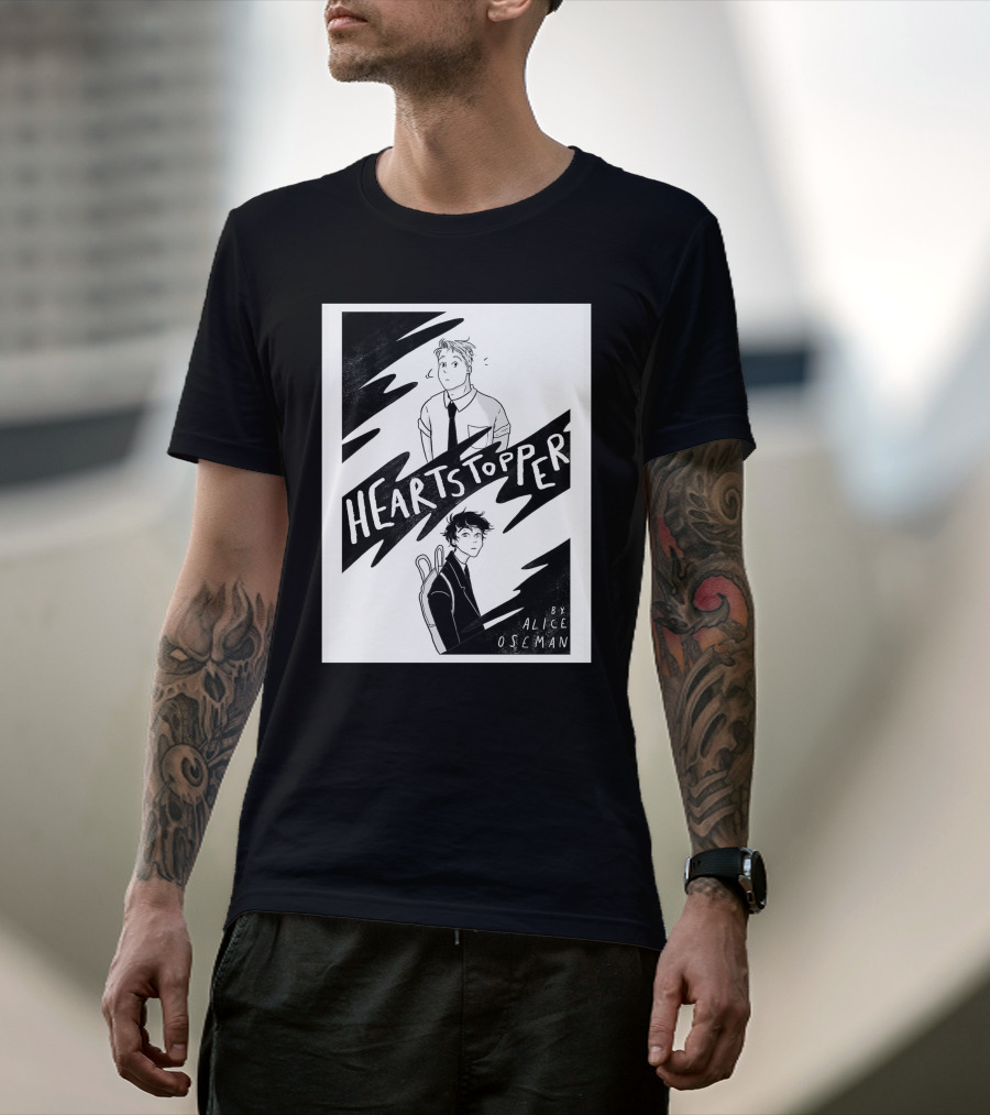Heartstopper By Alice Oseman Solitaire Co UK Frances Janvi3r Graphic Novel Cover T-Shirt