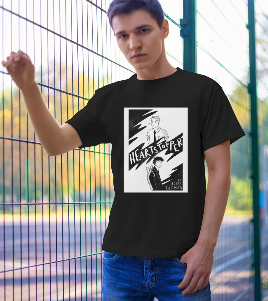 Heartstopper By Alice Oseman Solitaire Co UK Frances Janvi3r Graphic Novel Cover T-Shirt