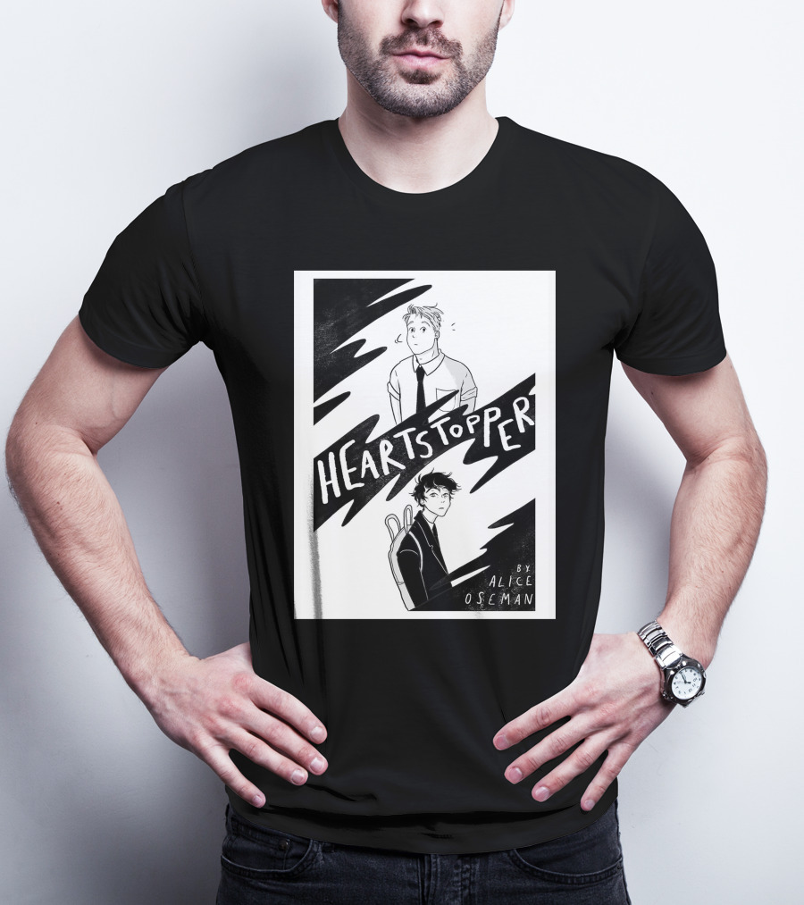 Heartstopper By Alice Oseman Solitaire Co UK Frances Janvi3r Graphic Novel Cover T-Shirt