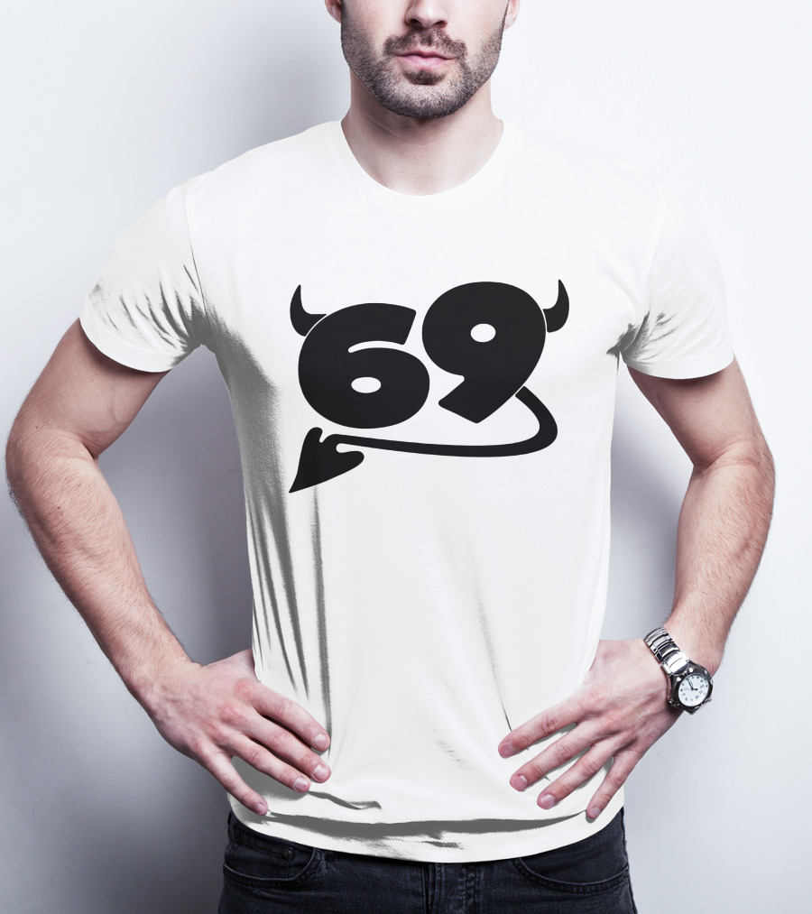 King Princess Merch 69 Devil Graphic White T-Shirt