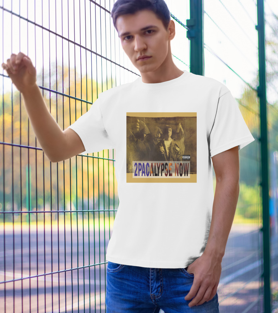 2Pacalypse Now Album Cover Homage Book Of Shady Image T-Shirt