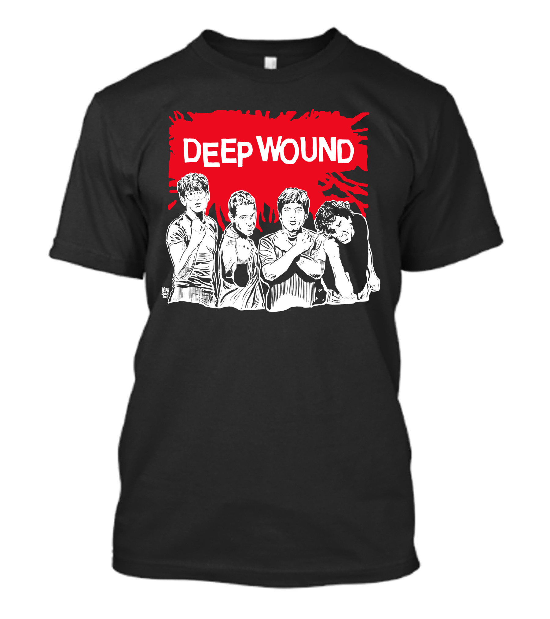 Dinosaur Jr Kfu Store Merch Deep Wound Punk Band T-Shirt