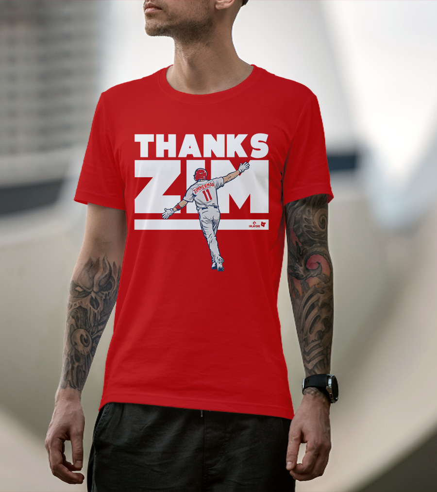 Ryan Zimmerman Thanks Zim Washington Nationals Fans Players Association T-Shirt