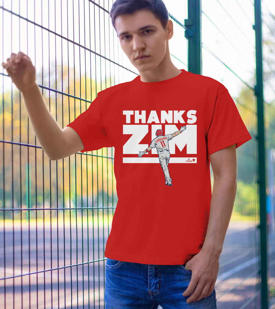 Ryan Zimmerman Thanks Zim Washington Nationals Fans Players Association T-Shirt