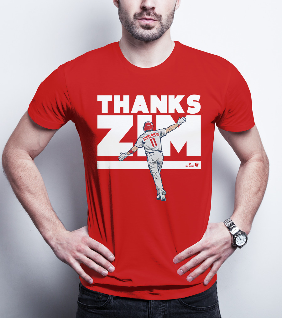 Ryan Zimmerman Thanks Zim Washington Nationals Fans Players Association T-Shirt