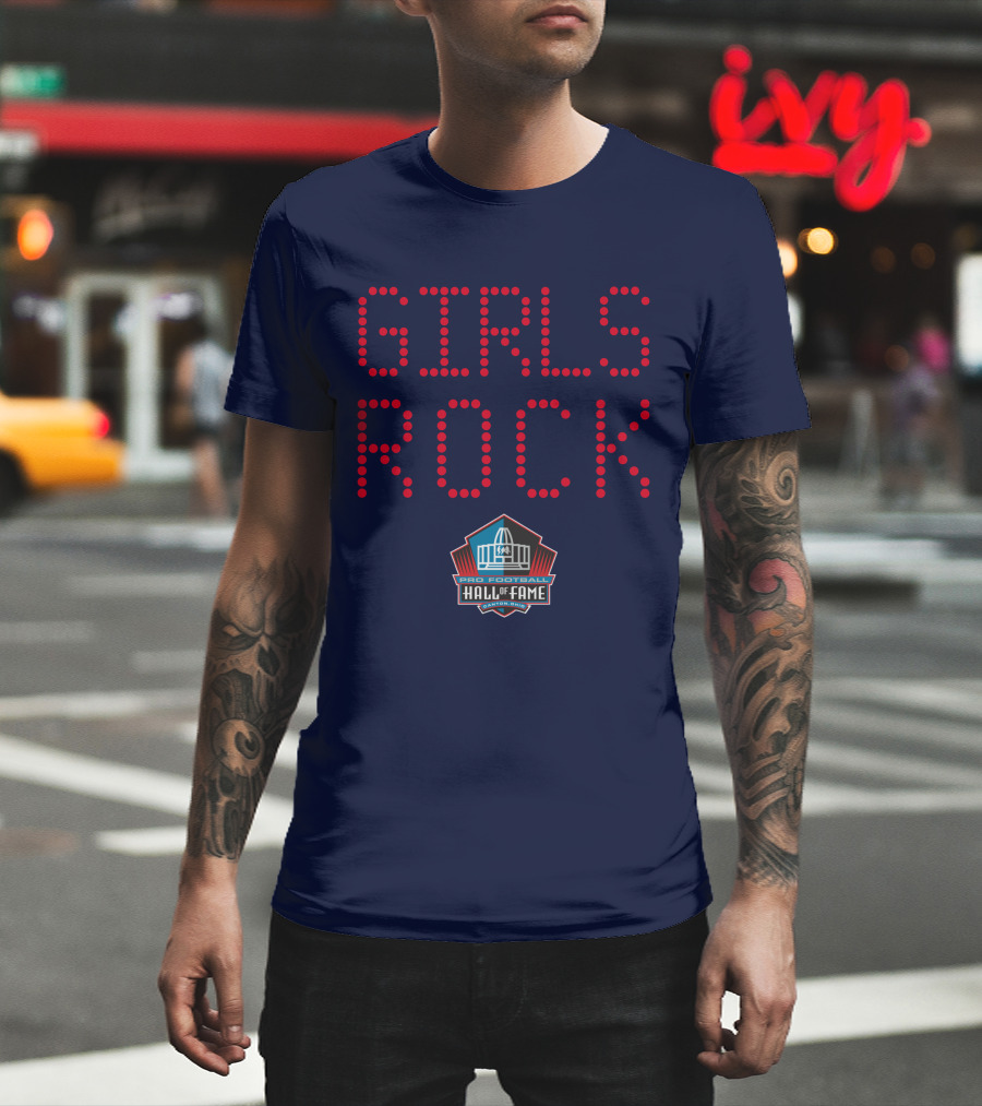 Pro Football Hall Of Fame Girls Rock Youth Merch T-Shirt