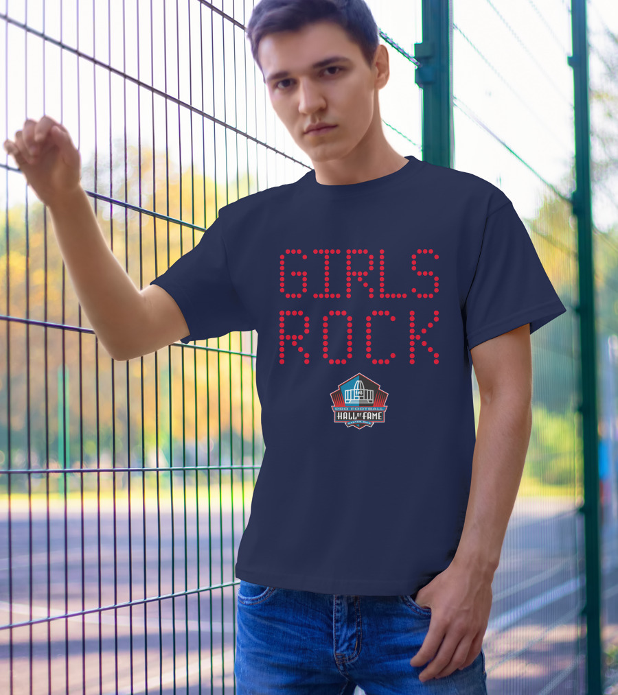 Pro Football Hall Of Fame Girls Rock Youth Merch T-Shirt