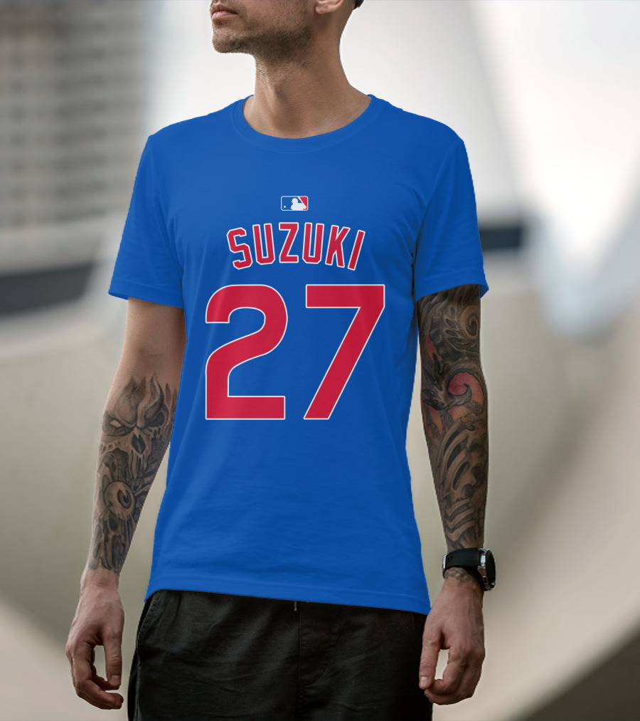 Obvious Merch Seiya Suzuki 27 MLB Jersey T-Shirt