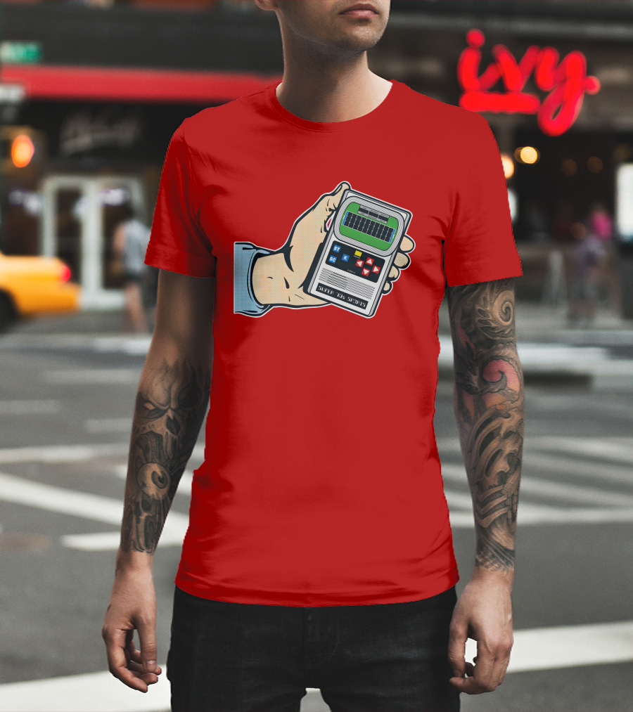 Super 70s Sports Handheld Electronic Football Vintage Style Retro Gaming Nostalgia T-Shirt