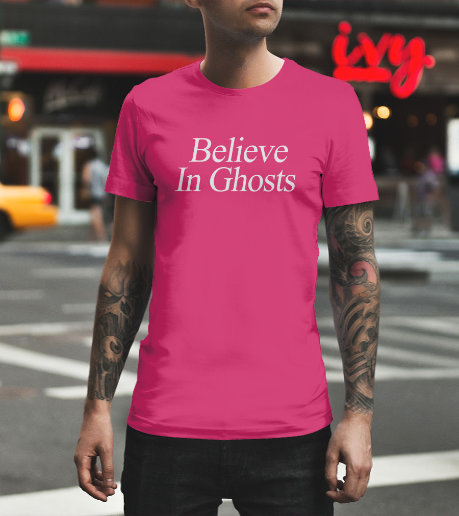 Lonely Ghost Believe In Ghosts T-Shirt