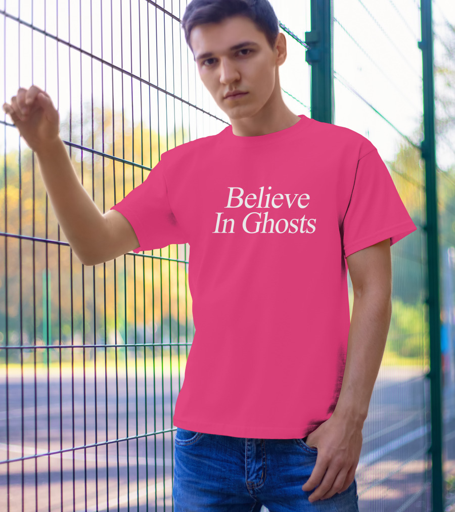 Lonely Ghost Believe In Ghosts T-Shirt