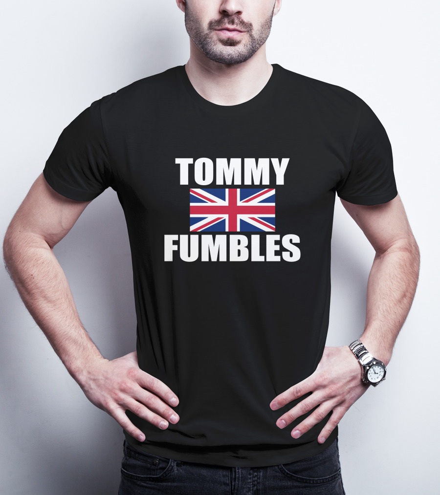 Jake Paul Merch Tommy Fumbles Union Jack Banner T-Shirt