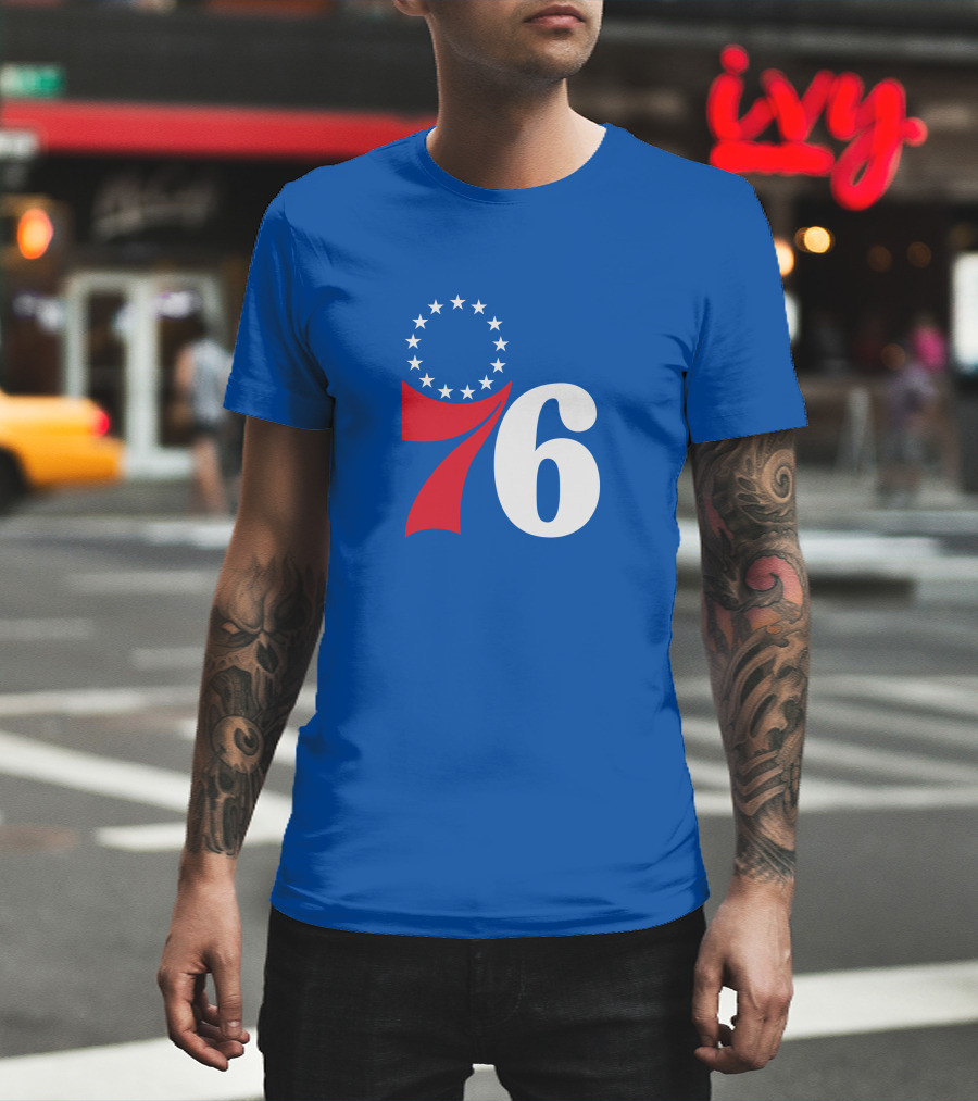 Philadelphia 76ers Furkan Korkmaz Stars T-Shirt