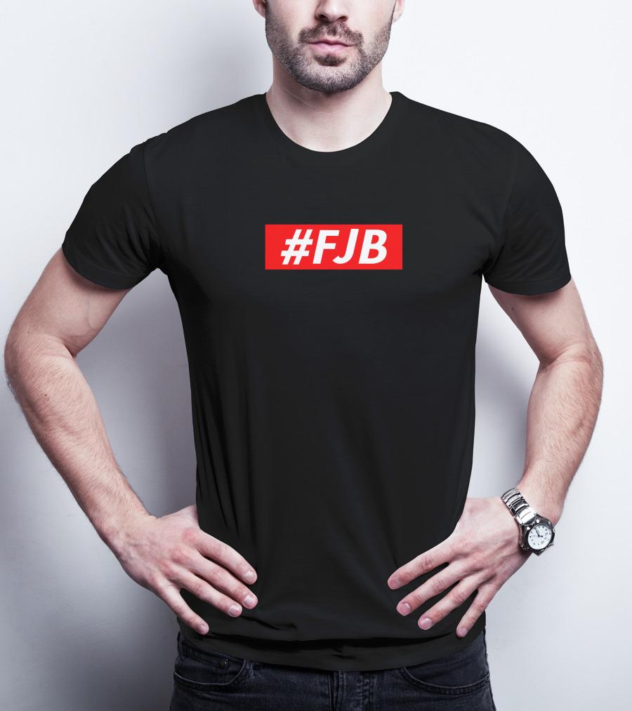Hodgetwins Merch #FJB Bar Red Square T-Shirt
