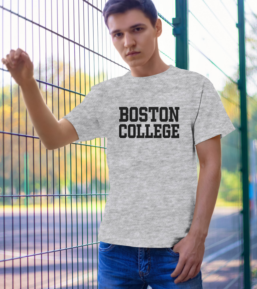 Boston College Dylan O'brien Archive Classic Style Collegiate Look T-Shirt
