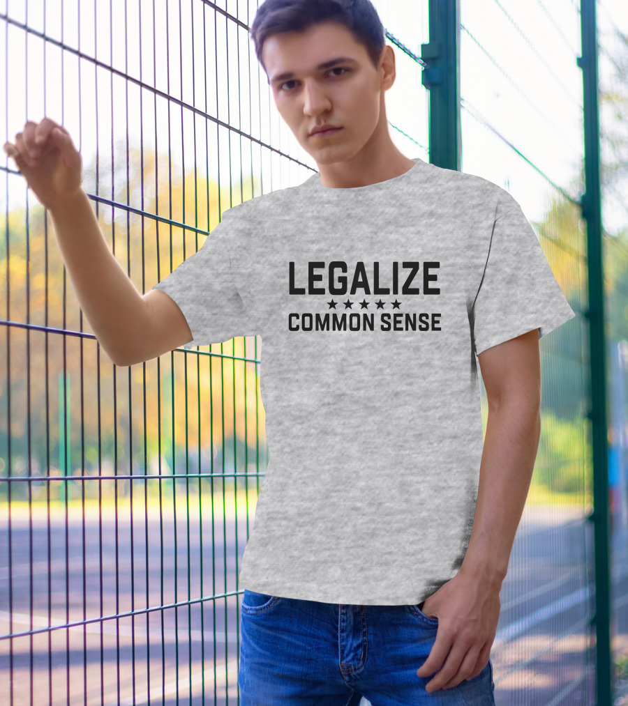 Hodgetwins Merch Legalize Common Sense Stars T-Shirt