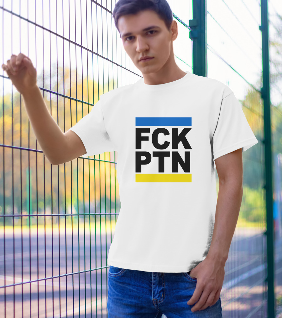 FCK PTN Blue Yellow Stripes T-Shirt