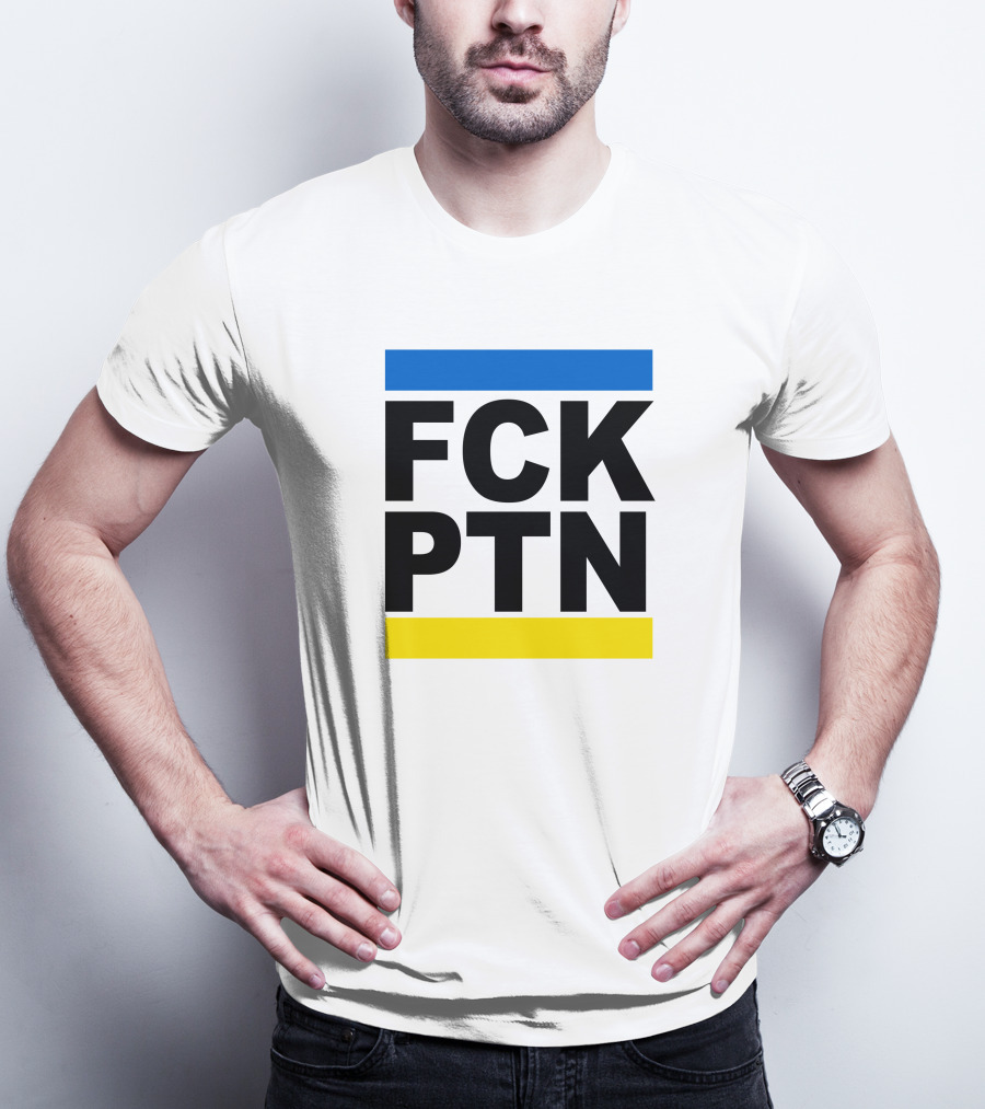 FCK PTN Blue Yellow Stripes T-Shirt