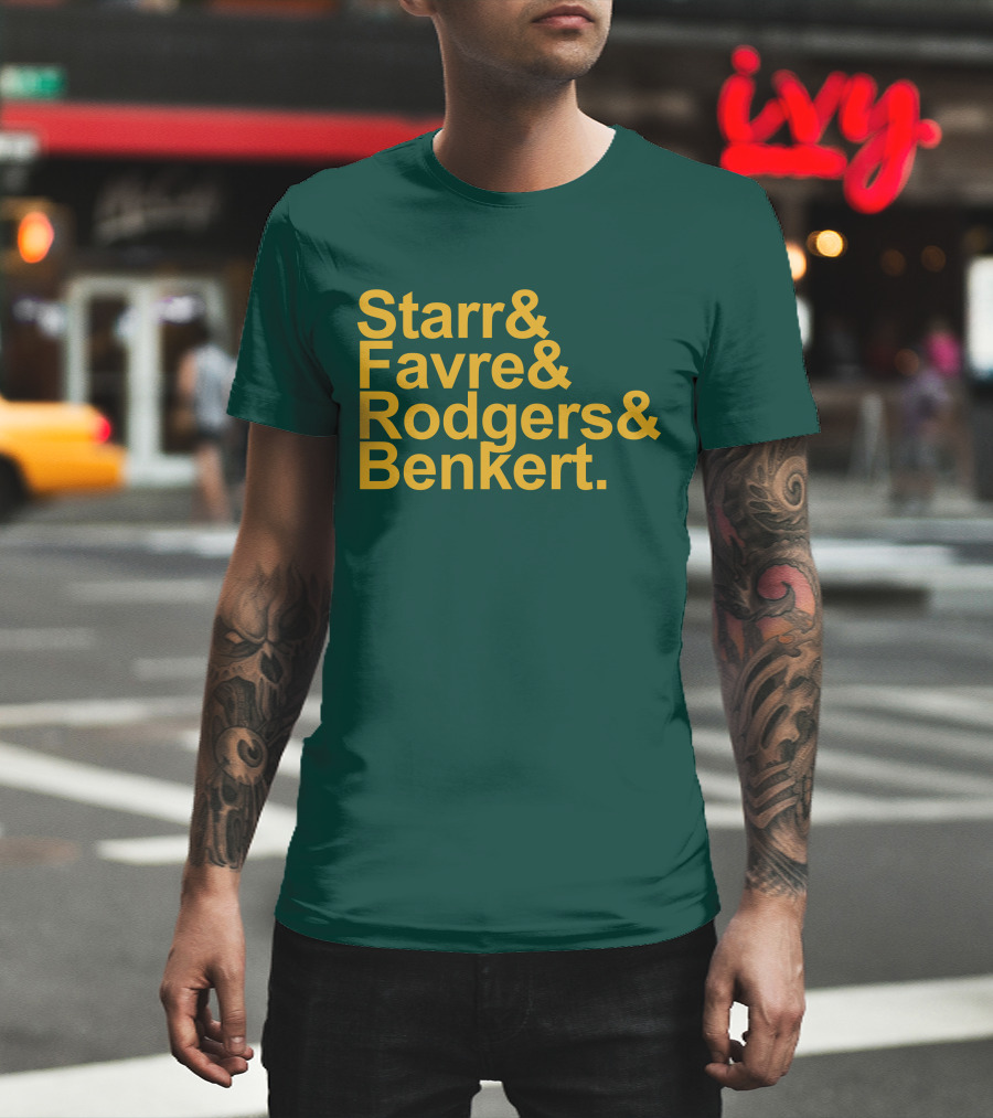 Starr Favre Rodgers Benkert Campeche Collective Merch T-Shirt