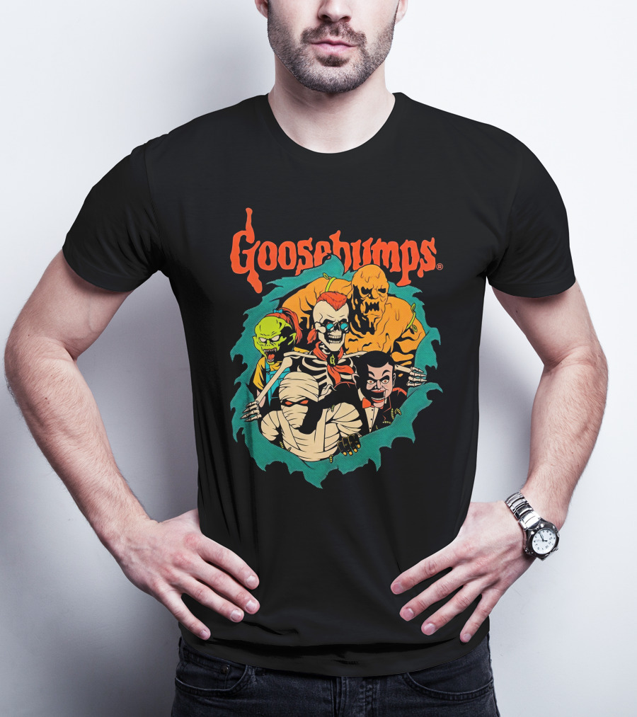 Goosebumps Creepy Co Mummy Monsters Retro Horror T-Shirt