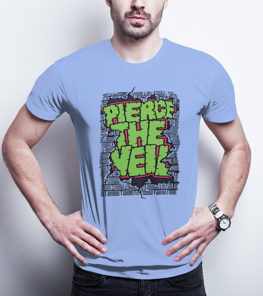 Pierce The Veil Freakish Beast Brick Wall T-Shirt