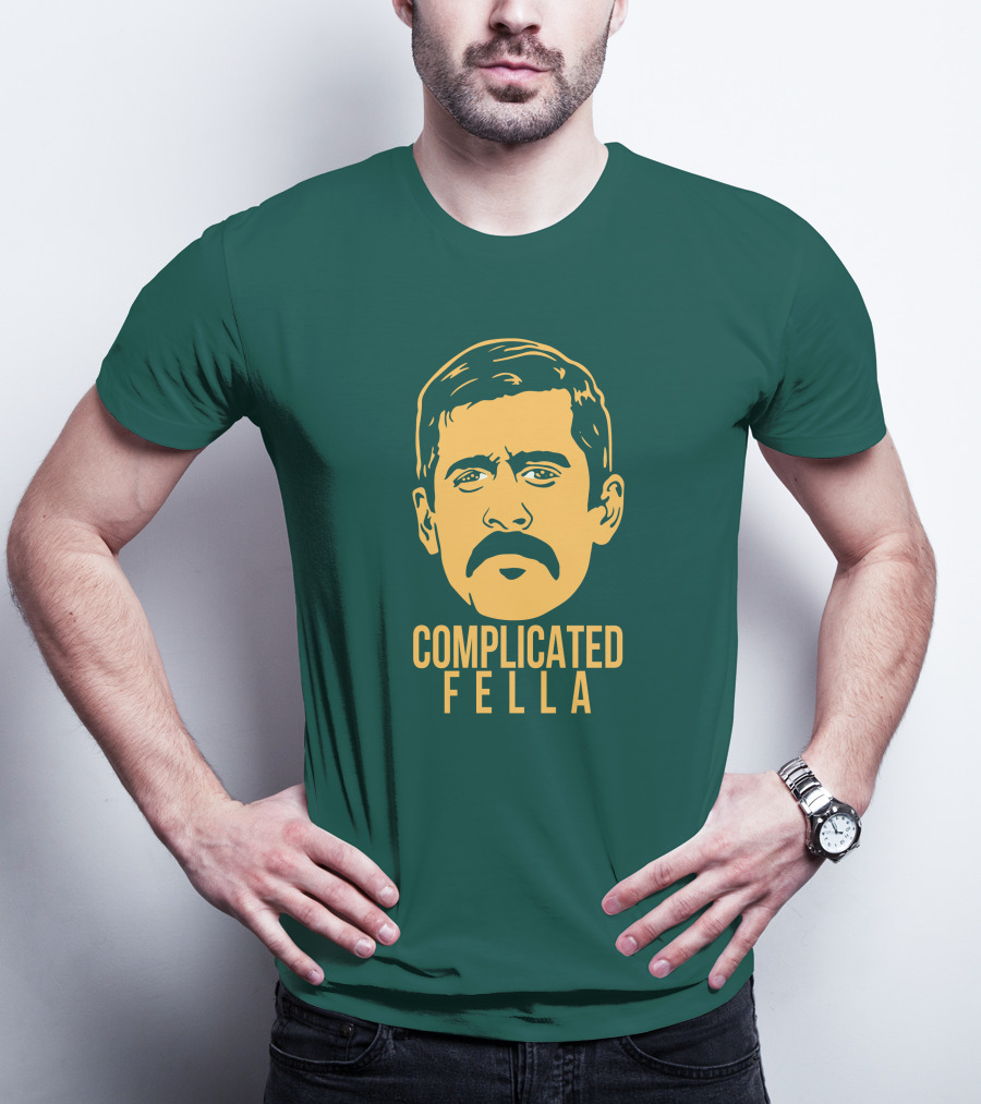 Cheeseheadtv Go Pack Go Complicated Fella Keefersport Packers Aaron Rodgers T-Shirt