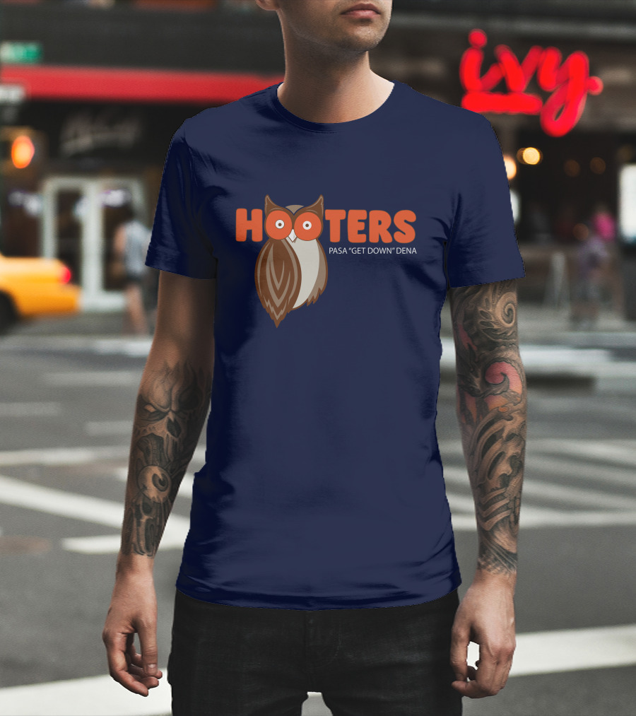 Michael Schwab Cristian Javier Hooters Owl Pasa Get Down Dena T-Shirt