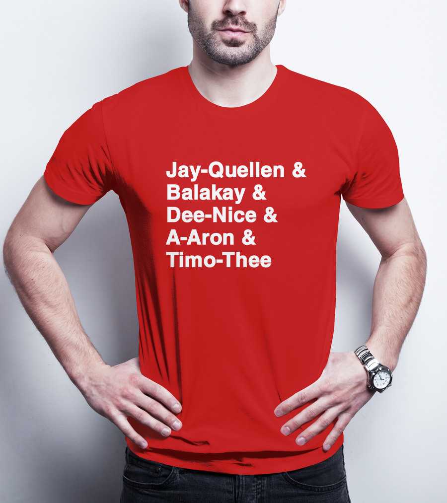 Jay Quellen And Balakay And Dee Nice And A-Aron And Timo Thee T-Shirt