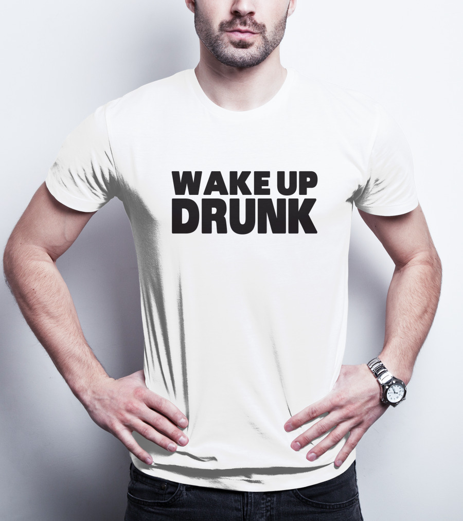 Wiz Khalifa Wake Up Drunk Thrill Merch T-Shirt