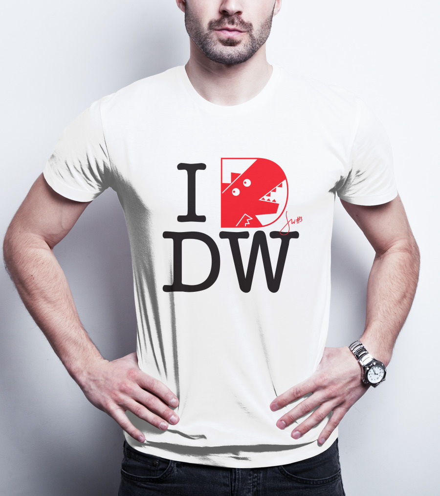 GetBlued I Love DW Deanna Wong Monster T-Shirt