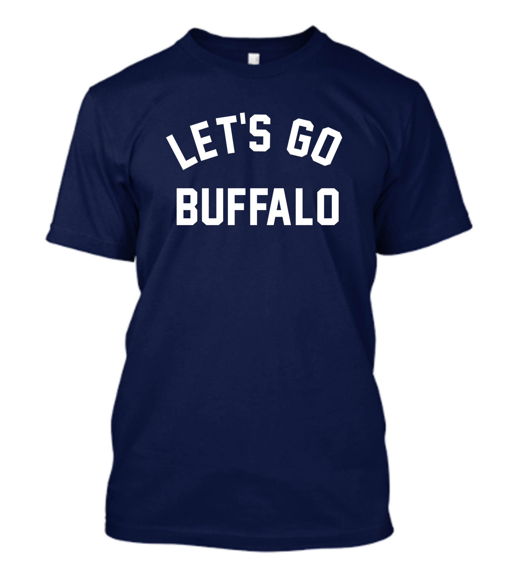 Mark Yesilevskiy Let's Go Buffalo Navy Blue Sports T-Shirt