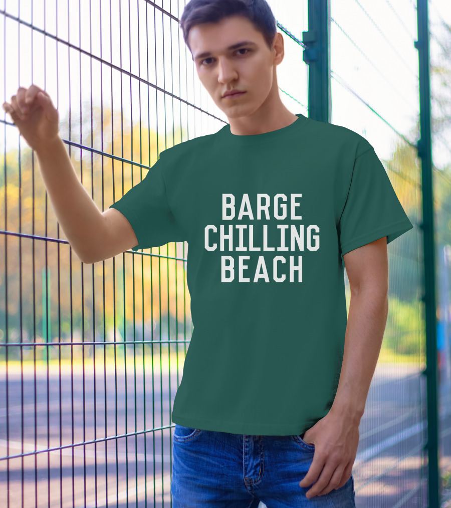 Barge Chilling Beach English Bay Vancouver Park BC Is Awesome T-Shirt