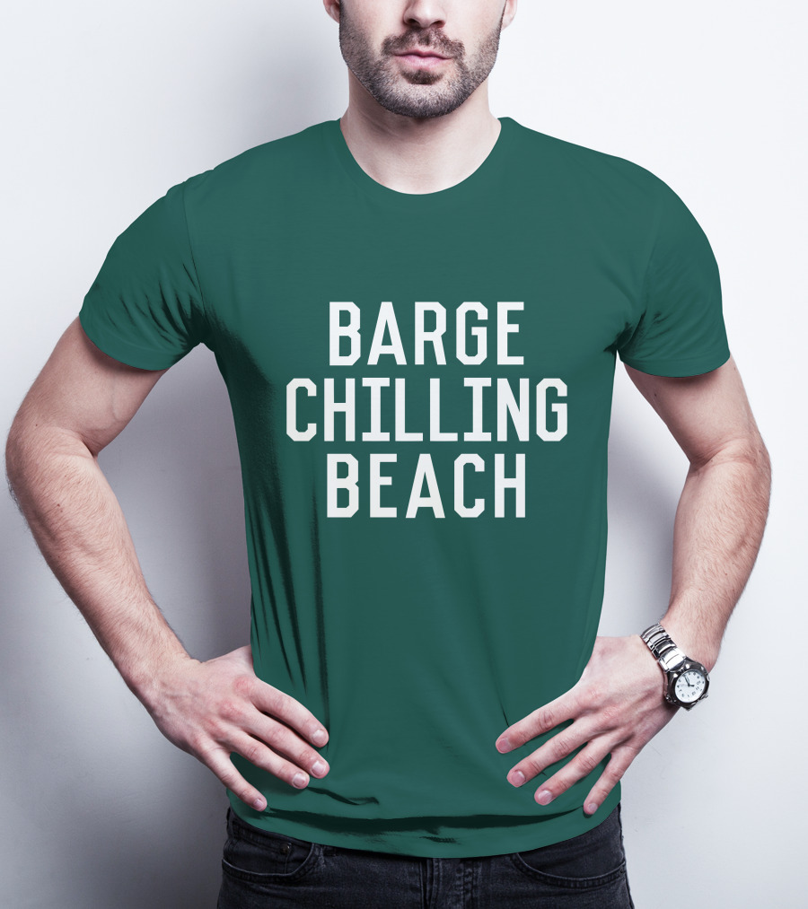 Barge Chilling Beach English Bay Vancouver Park BC Is Awesome T-Shirt