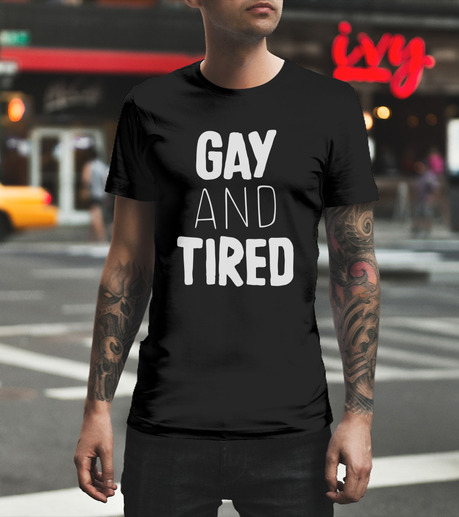Gay And Tired Jason Trevino Lizard Kween Merch T-Shirt
