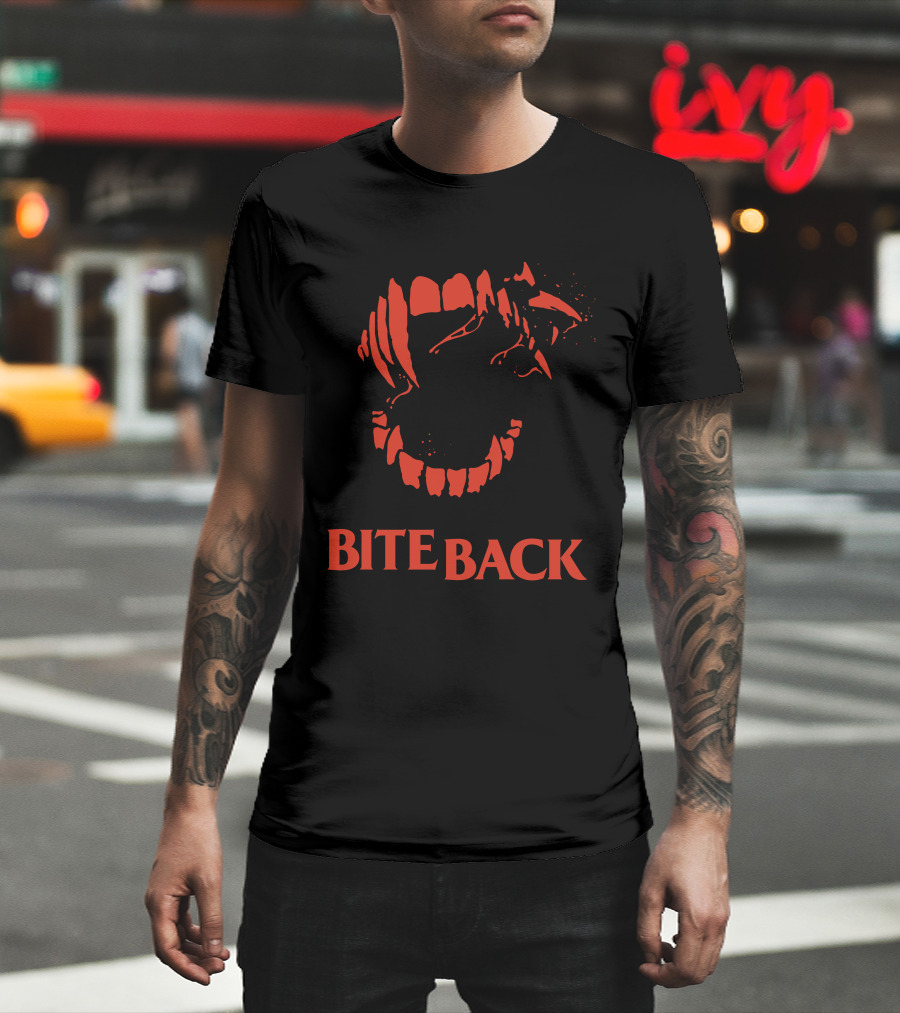 Fallout Merch Redfall Bite Back Announcement T-Shirt