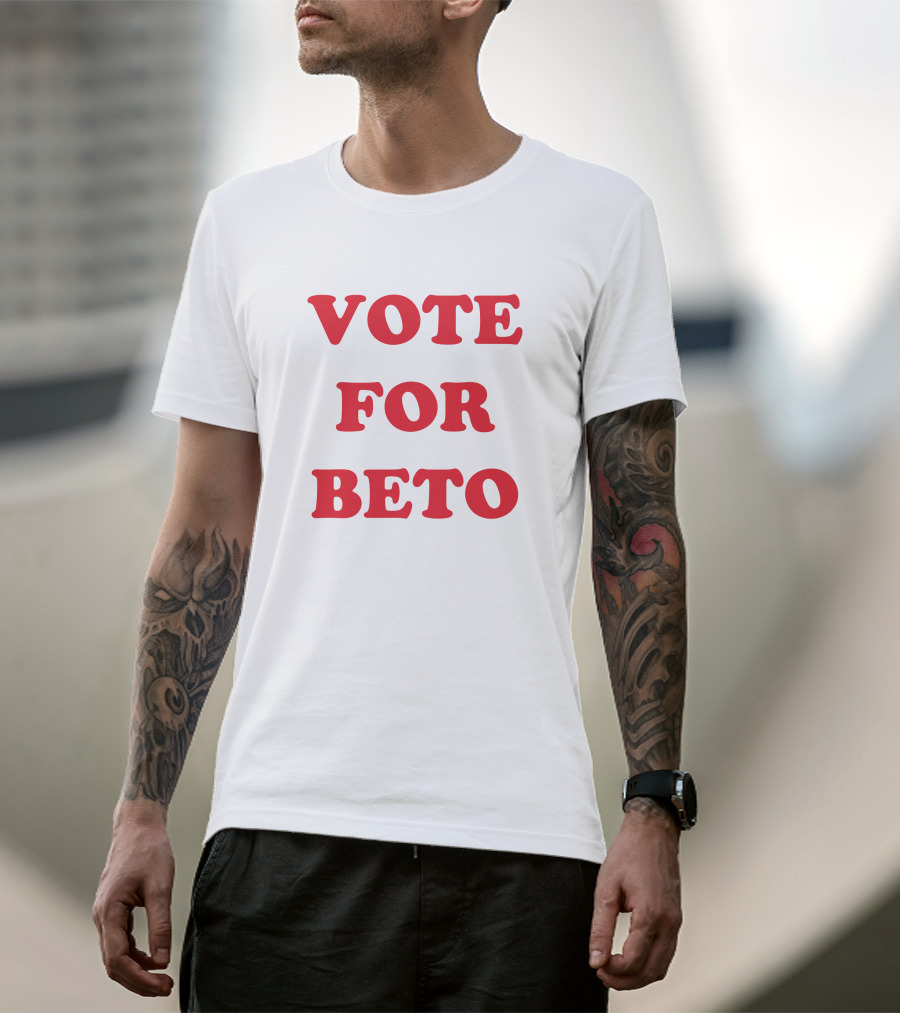 Vote For Beto O'Rourke Texas Ringer T-Shirt