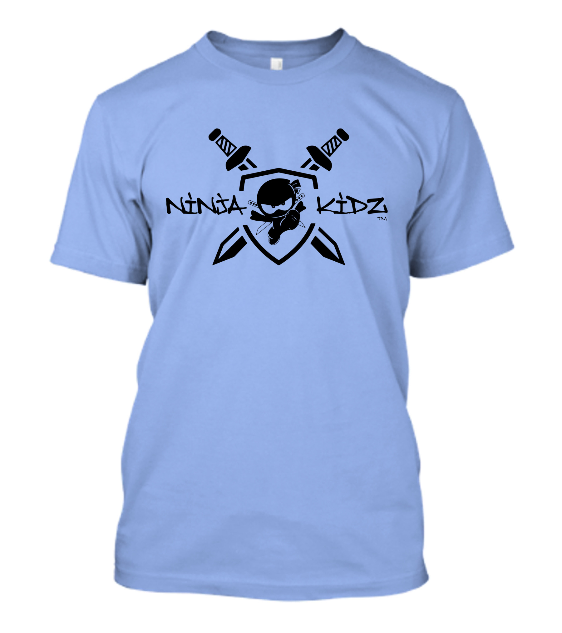 Ninja Kidz Shield With Swords And Ninja Character T-Shirt
