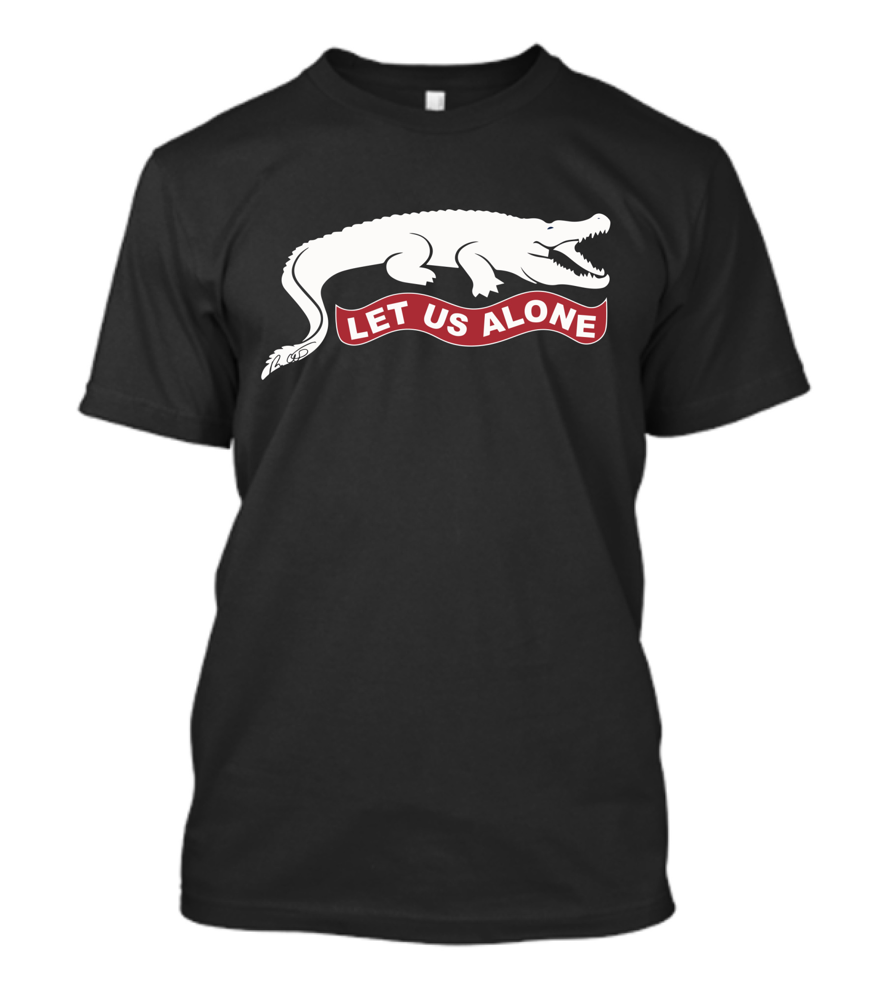 Ron DeSantis Let Us Alone Crocodile Emblem T-Shirt