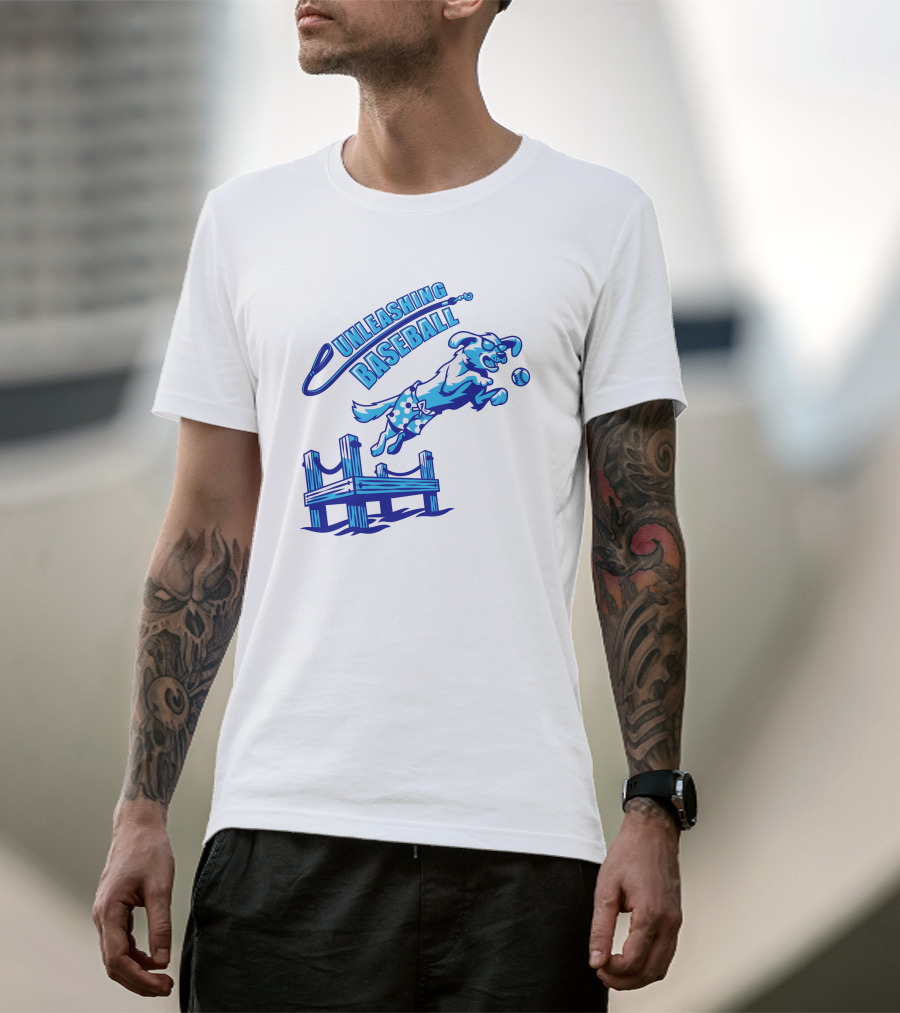 Unleashing Baseball Jay Matz Lake Country Dockhounds T-Shirt