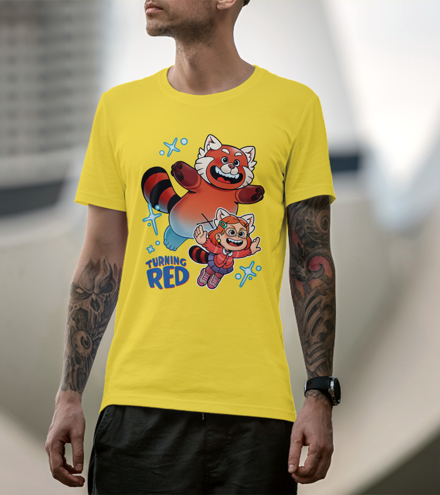 Turning Red Mario Bros 3 Redz The Artist T-Shirt