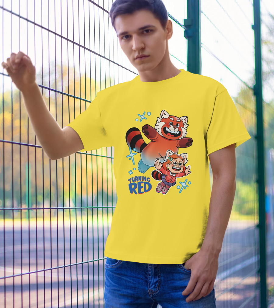 Turning Red Mario Bros 3 Redz The Artist T-Shirt