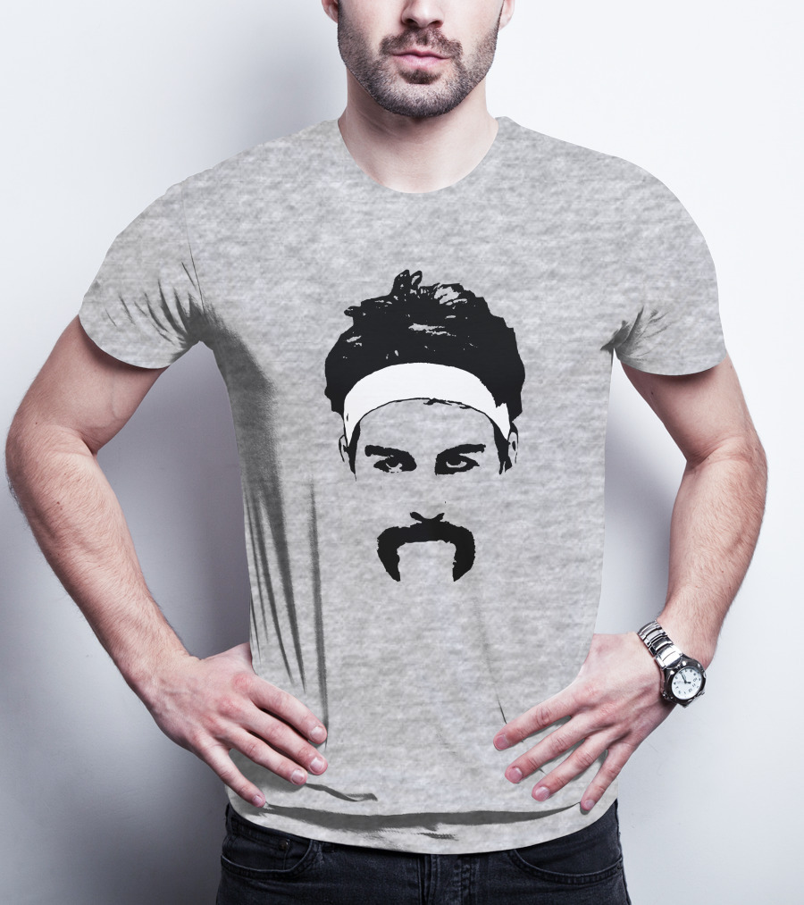 Drew Timme Mustache Gonzaga Fan Big Head T-Shirt