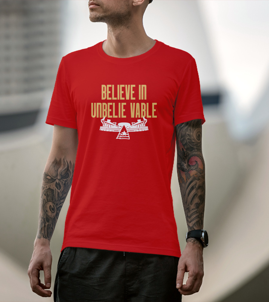 Ronald Jones Chiefsaholic Believe In Unbelievable T-Shirt
