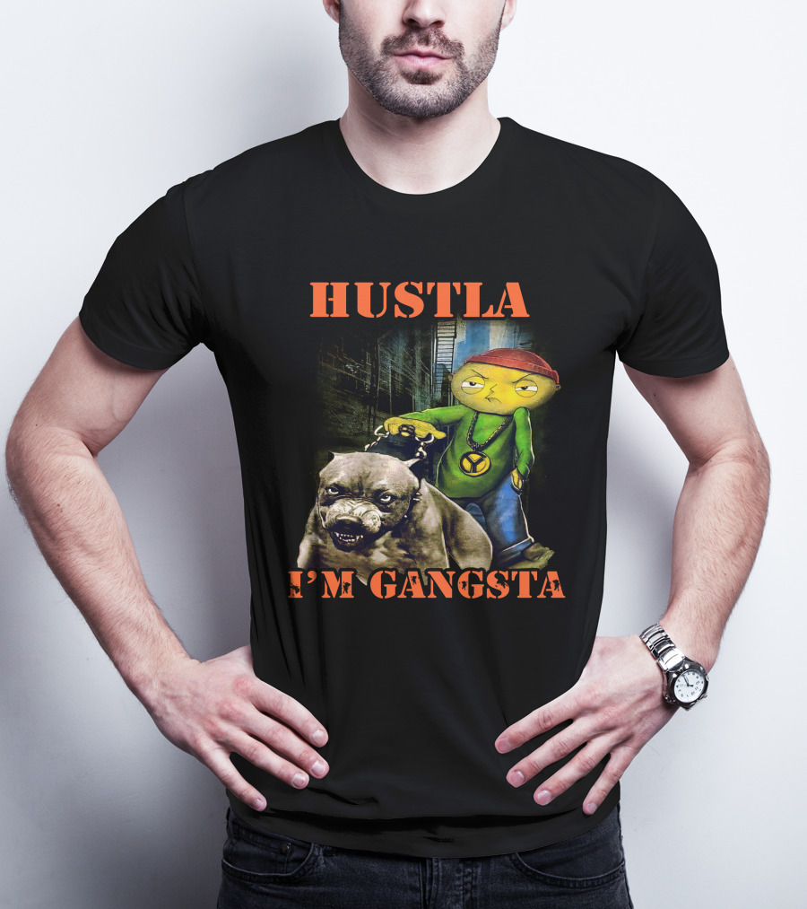 Hustla I'm Gangsta Vintage 90's Stewie MikeDiva T-Shirt