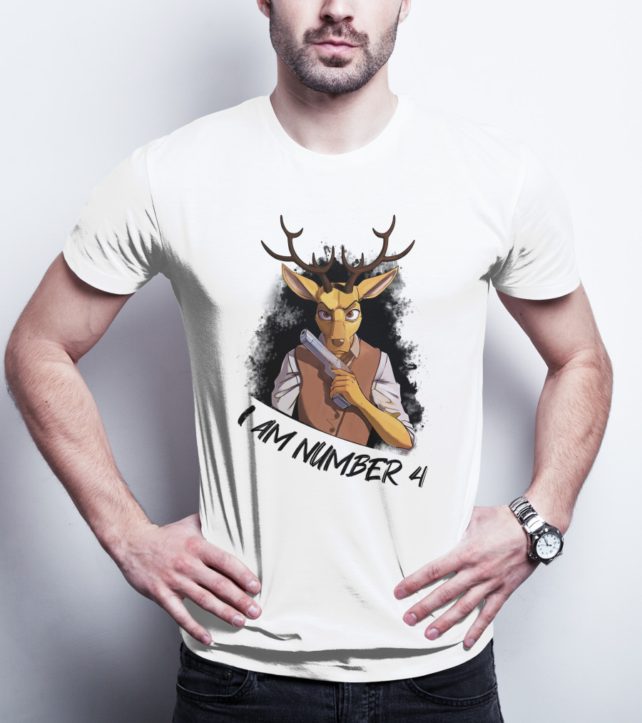 I Am Number 4 Deer Beastars Louis Luisthefoxxo T-Shirt