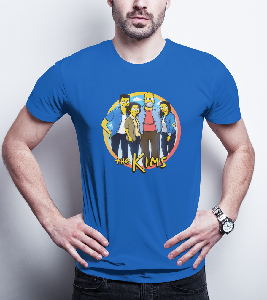 The Kims Simpsonized Parody Of Kim's Convenience Family T-Shirt
