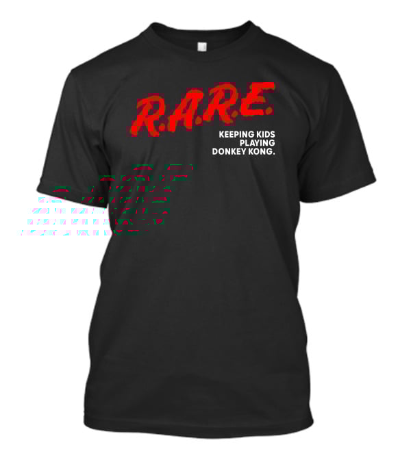 R.A.R.E. Keeping Kids Playing Donkey Kong T-Shirt